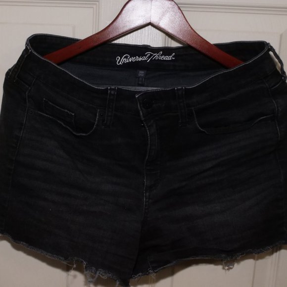 Universal Thread | Shorts | Universal Thread Black Cut Off Jean Shorts ...